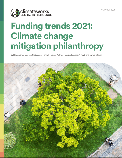 Funding trends 2021: Climate change mitigation philanthropy ...