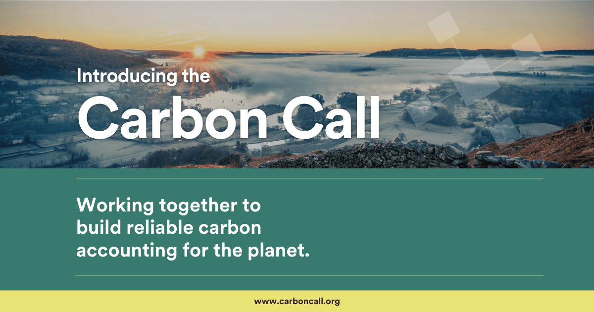 The Carbon Call: Improving carbon accounting for the planet ...