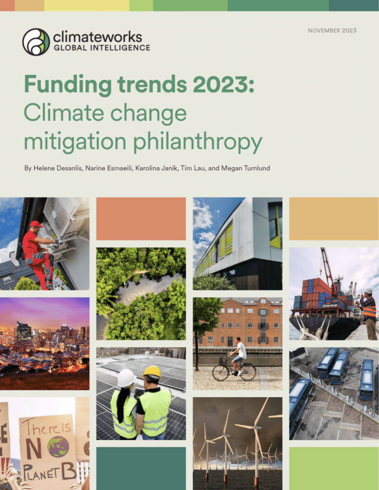 Funding trends 2023: Climate change mitigation philanthropy ...