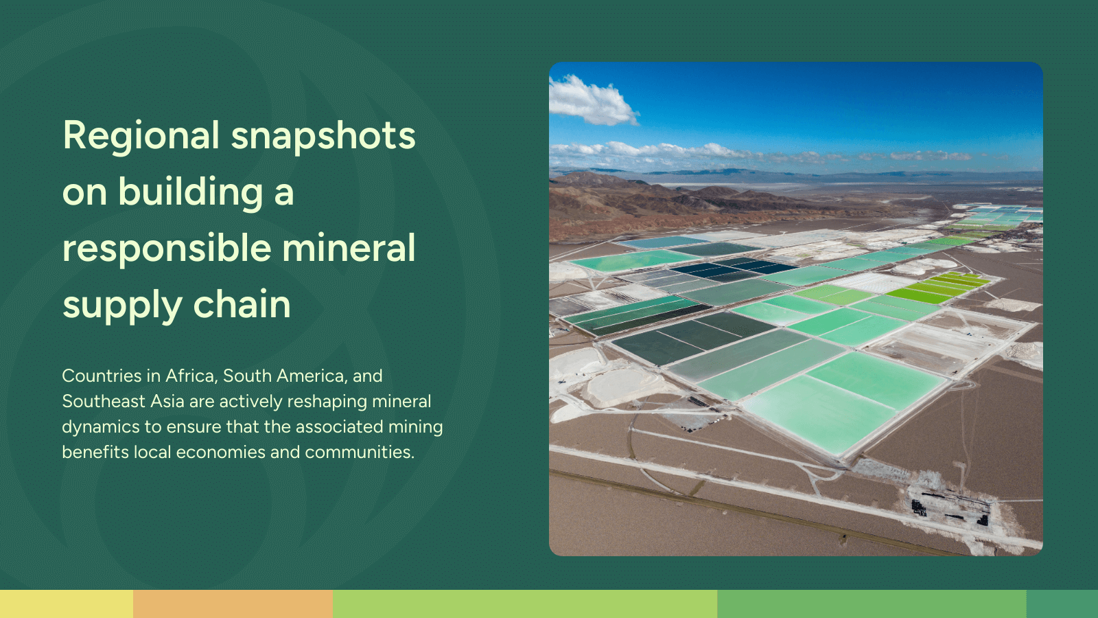 Regional snapshots on building a responsible mineral supply chain ...